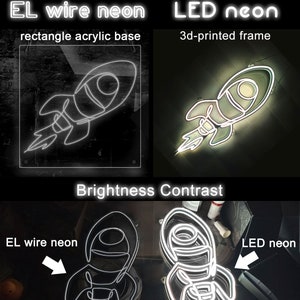 Hen Chicken Farm Eggs Neon Sign, Theme Handmade EL Wire Neon Light Sign ...