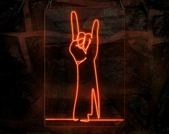 Heavy Metal Neon Signs - Etsy