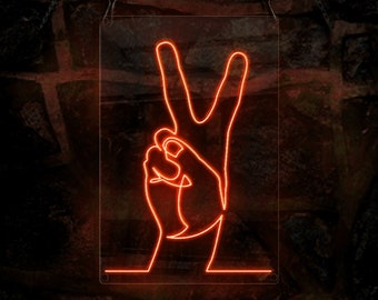 Victory Neon Sign - Etsy