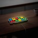 Handmade Super Mario LED Light Box, Mario 3D Illuminated Sign Lamp ...