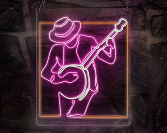 Banjo Neon Sign - Etsy
