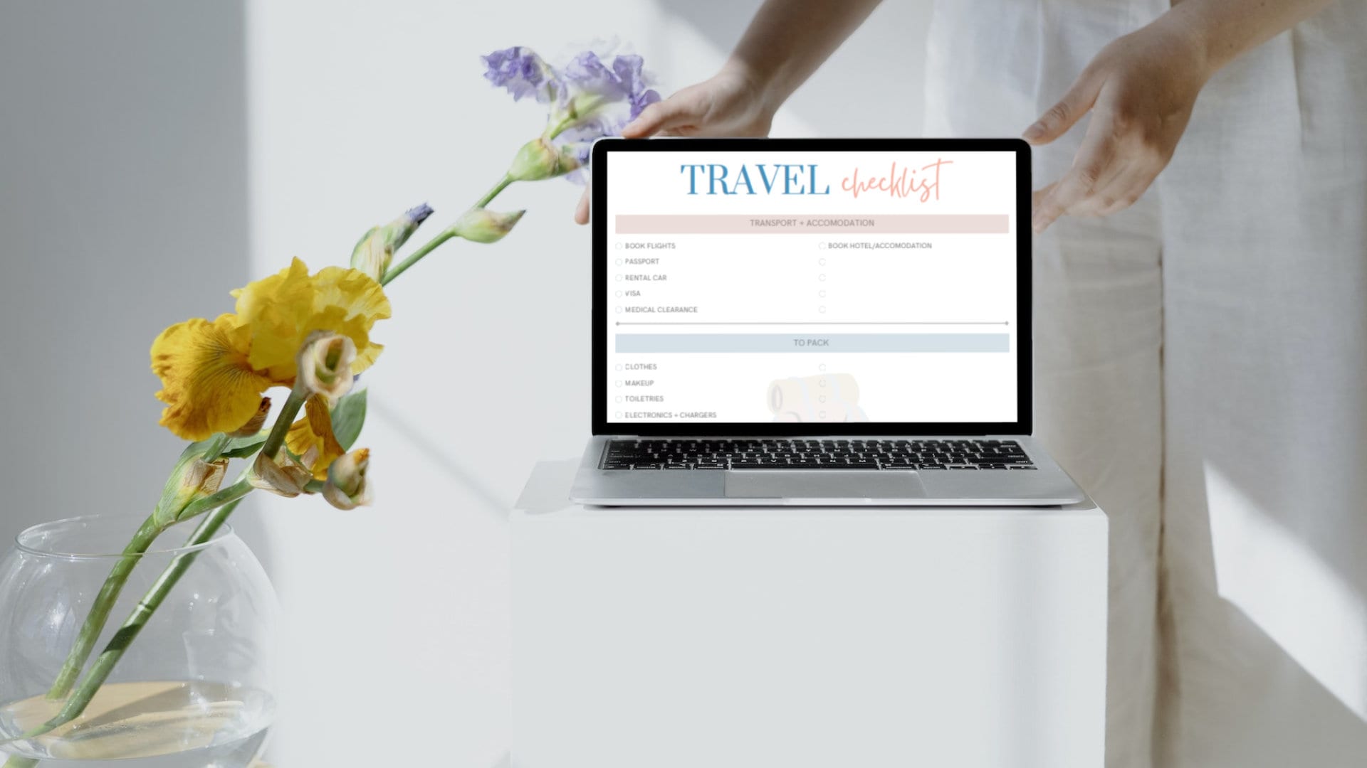 Complete Travel Planner Template in Beautiful Digital Planner Template ...