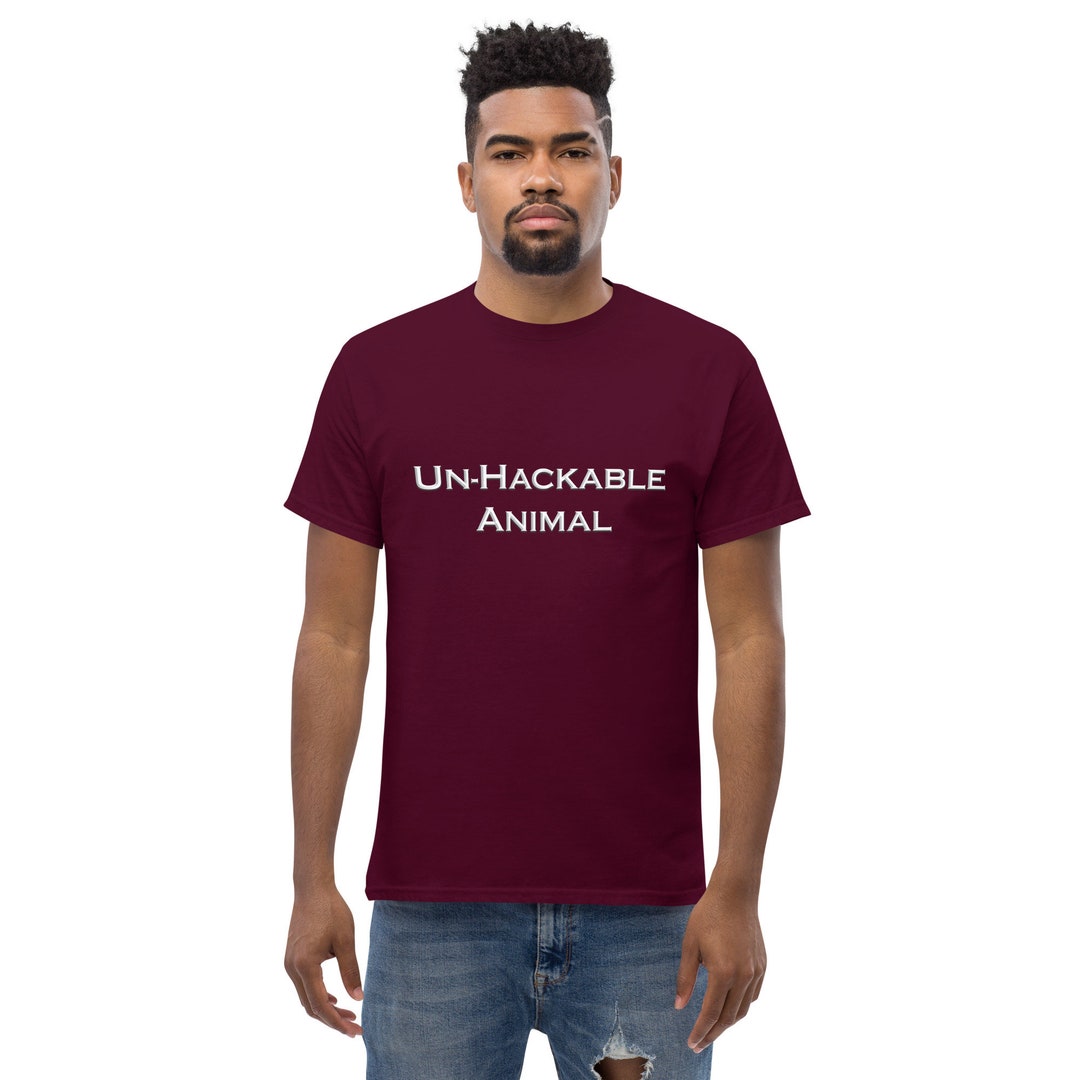 Un-hackable Animal Men's Classic Tee - Etsy