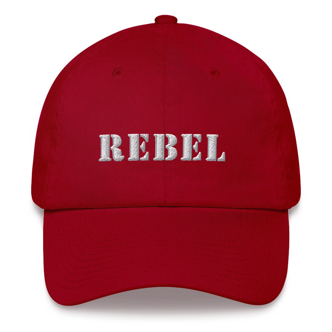 Rebel Cotton Twill Baseball Cap - Etsy