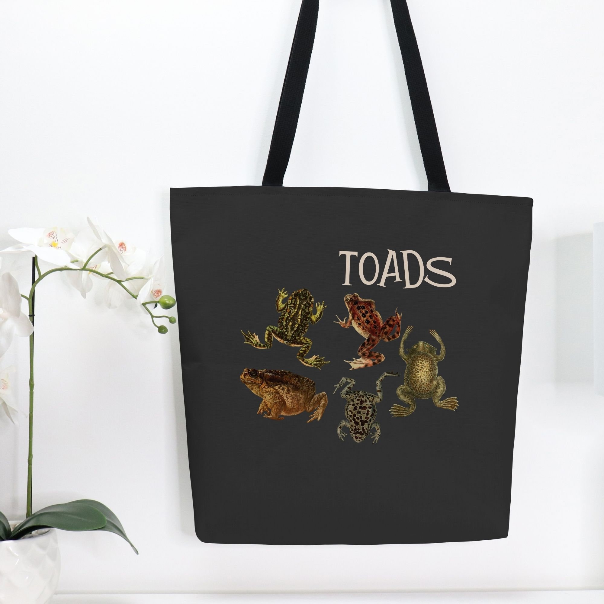 Cottagecore Toad Bag, Toad Tote Bag, Toad Bag, Canvas Tote Bag, Toad ...