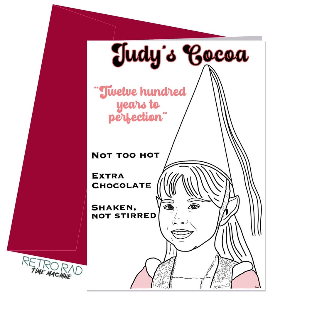 Judys Hot Cocoa THE SANTA CLAUSE Greeting Card - Etsy