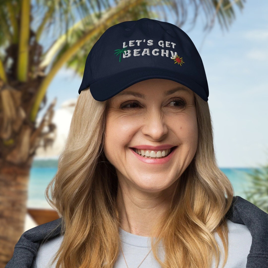 Embroidered Beachy Dad Hat: Women's Summer Vacation Baseball Cap - Etsy