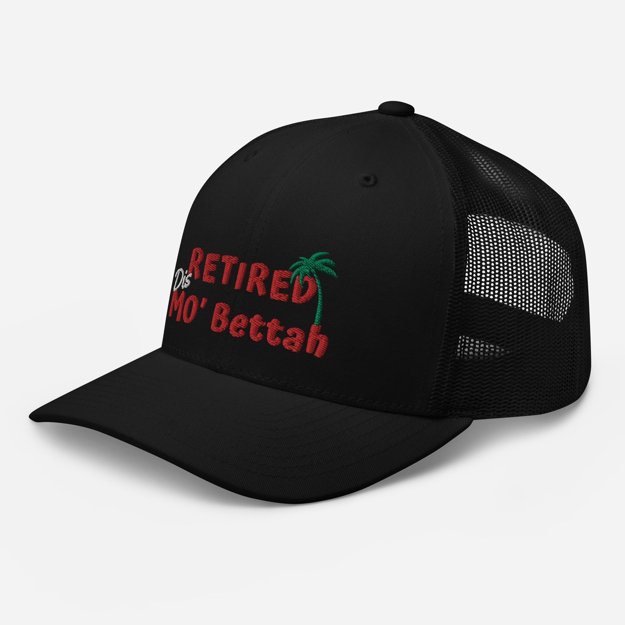 Embroidered Retirement Trucker Cap: Hawaiian Pidgin Mo' Betta - Etsy