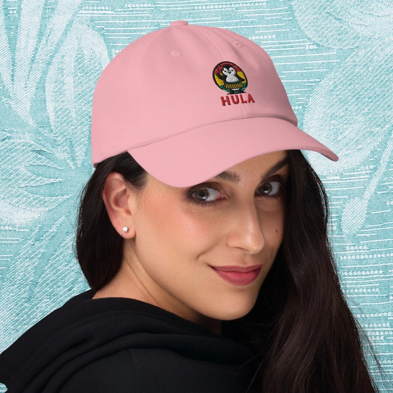 Embroidered Hula Penguin Dad Hat - Hawaiian Aloha Gift - Etsy