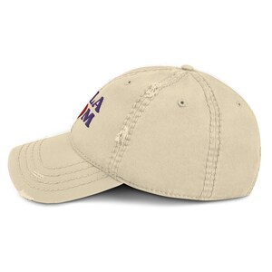 Distressed Dad Hat for the Hula Mom, Embordered Design With Heart ...