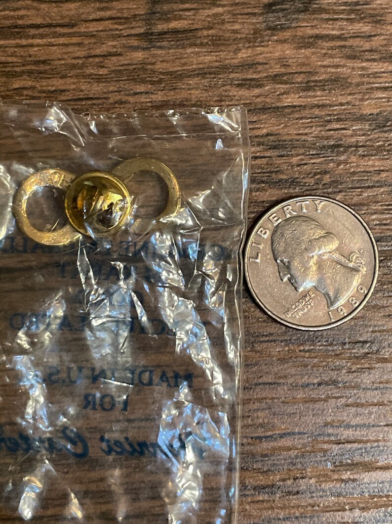 Emerald Harriet Carter Pin Gold 24K Electroplated Still - Etsy