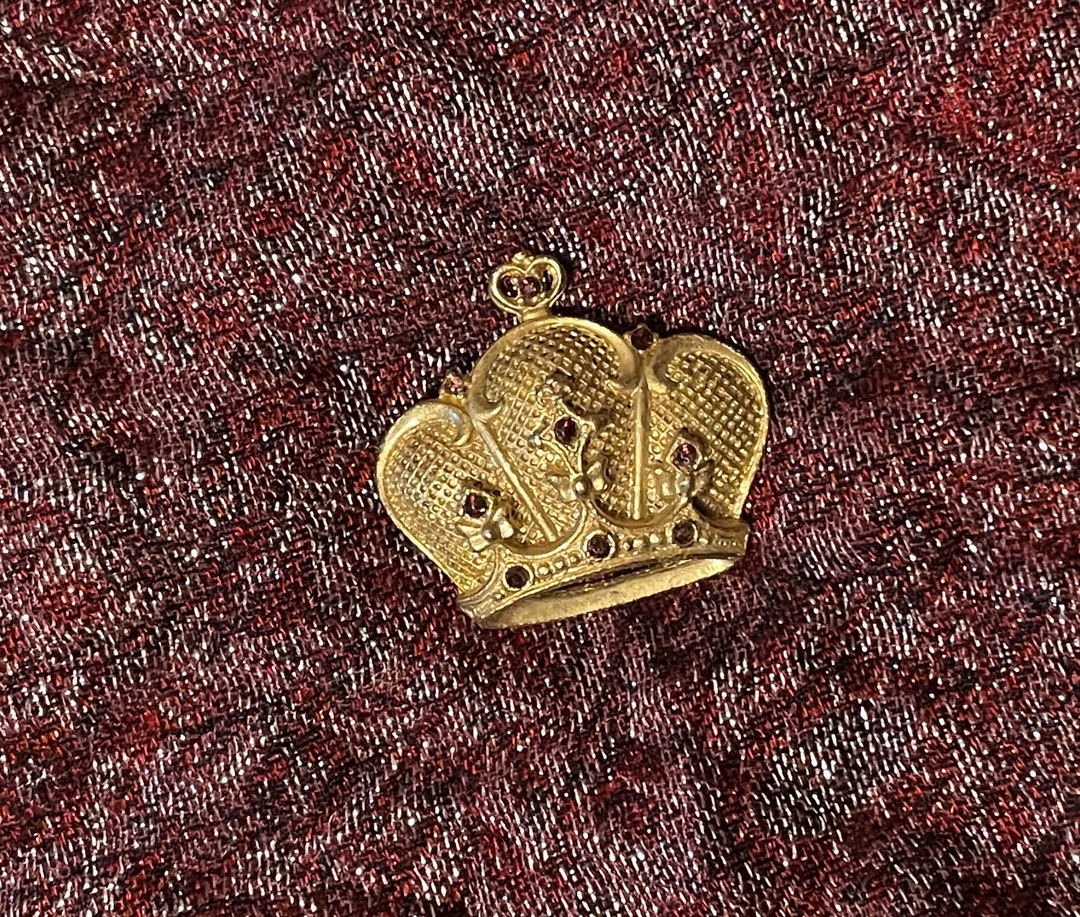 Princess Crown Brooch Vintage a Royal Crown Pin Gold Tone - Etsy