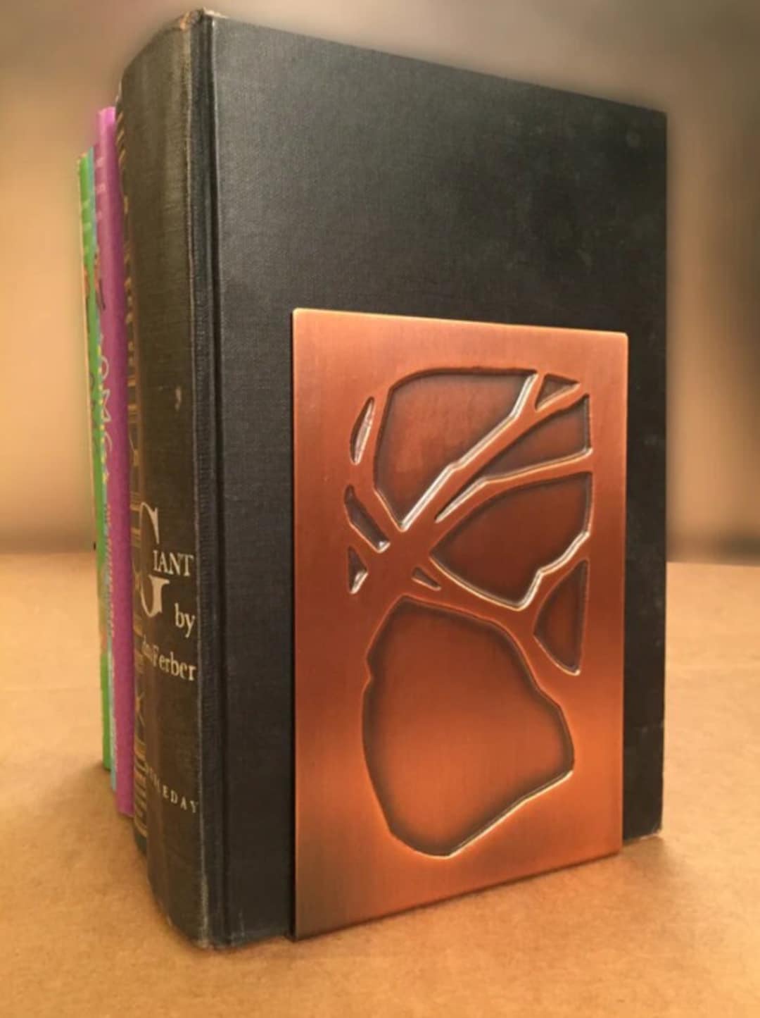 James Mattson Coppercraft Bookends - Art Nouveau Pattern - 1 Pair - Etsy