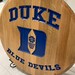 Duke Blue Devil Bourbon Barrel Head Sign - Etsy