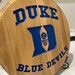 Duke Blue Devil Bourbon Barrel Head Sign - Etsy