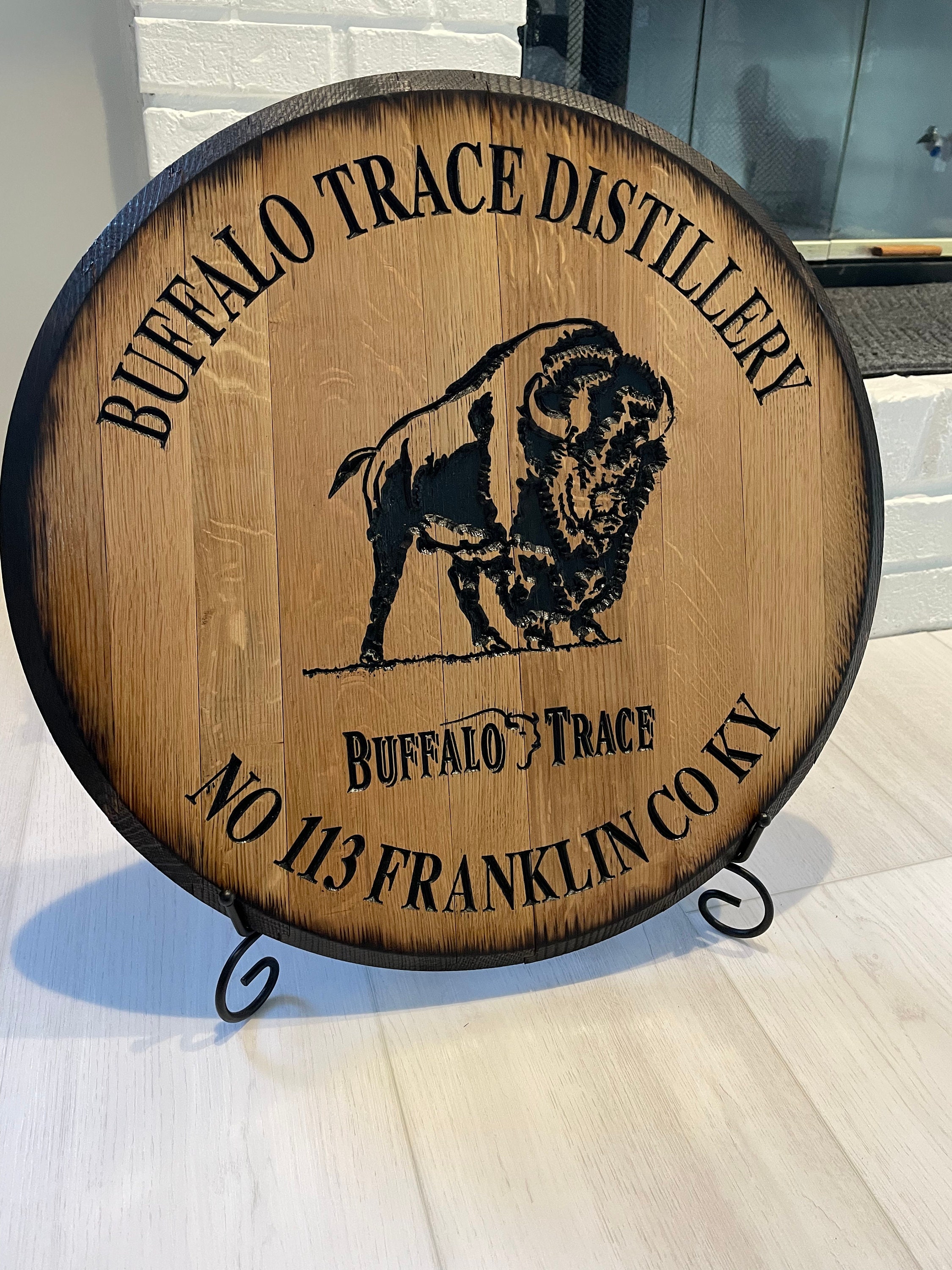 Distillery Carved Barrel Head Sign - Etsy