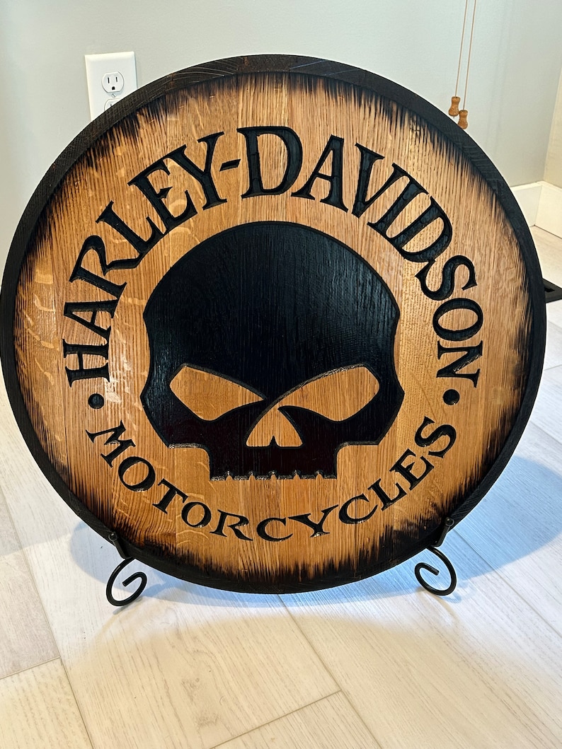 HD Bourbon Barrel Head Sign - Etsy