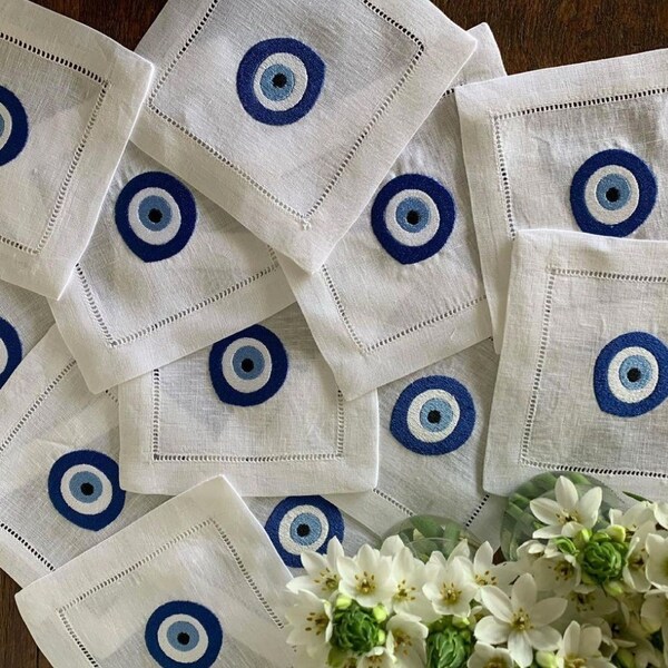 Handmade Evil Eye Ceramic Cup and Saucer Set With 11k Gold - Etsy Canada