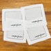 Embroidered Custom Logo Cocktail Linen Napkin, Monogram Linen Napkin ...