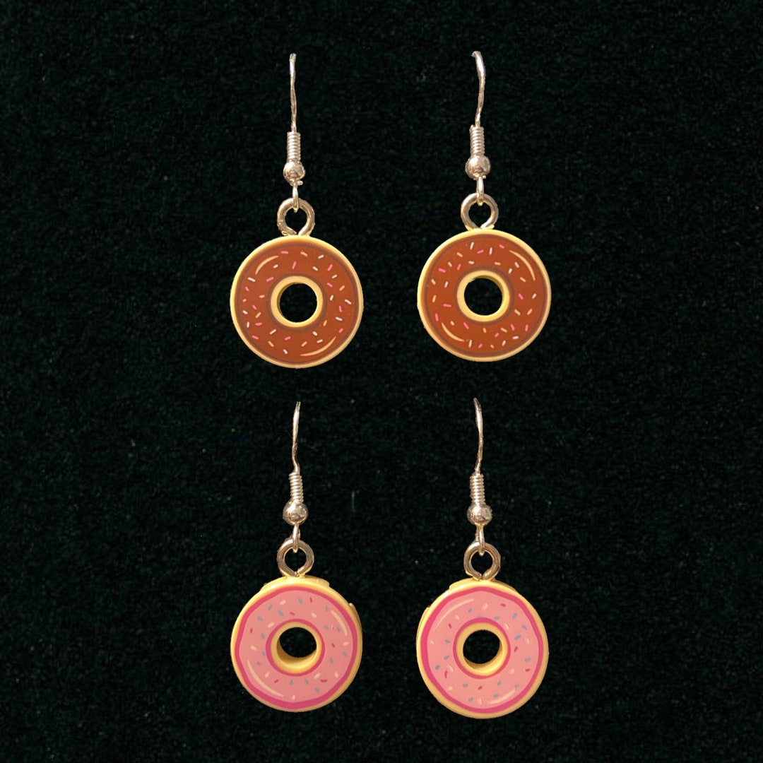 Donut Brick Dangle Earrings - Etsy