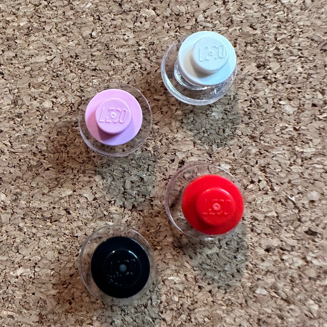 Brick Stud Thumb Tacks / Pushpins (circles & Flowers) - Etsy