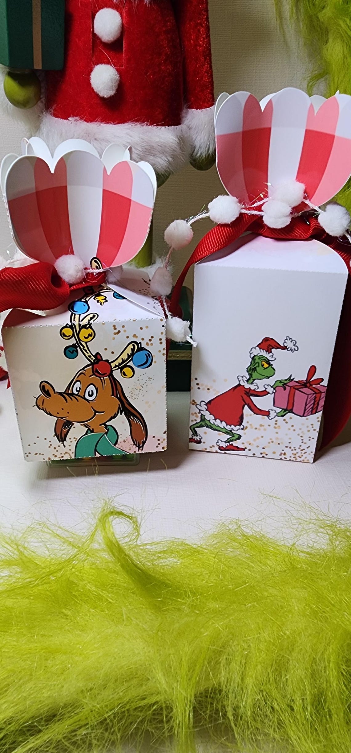 Mean One Favor Boxes, Favor Boxes for Kids, Kids Table, Candy Boxes ...