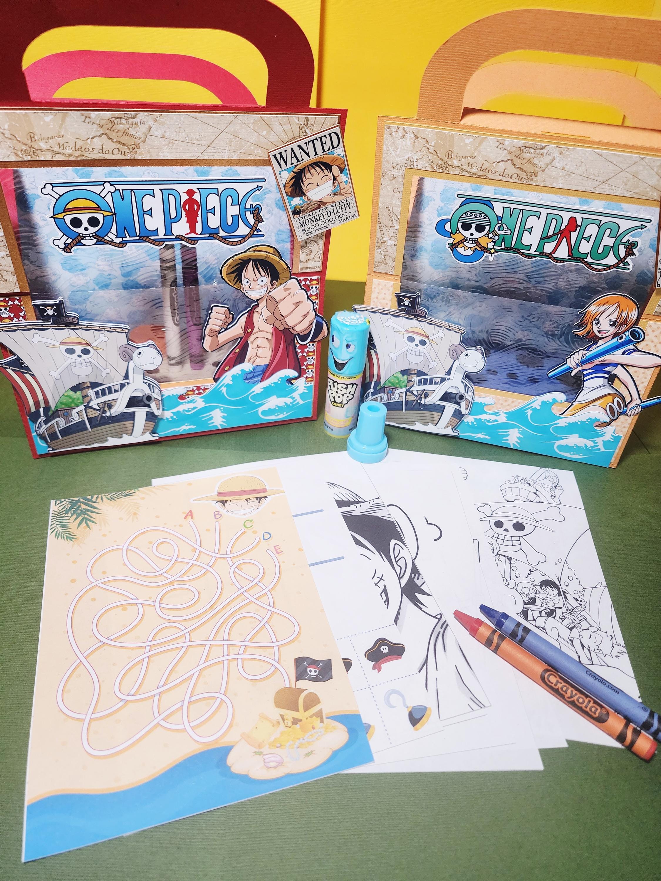 Anime Party Favor Gable Boxes: One Piece Theme - Etsy