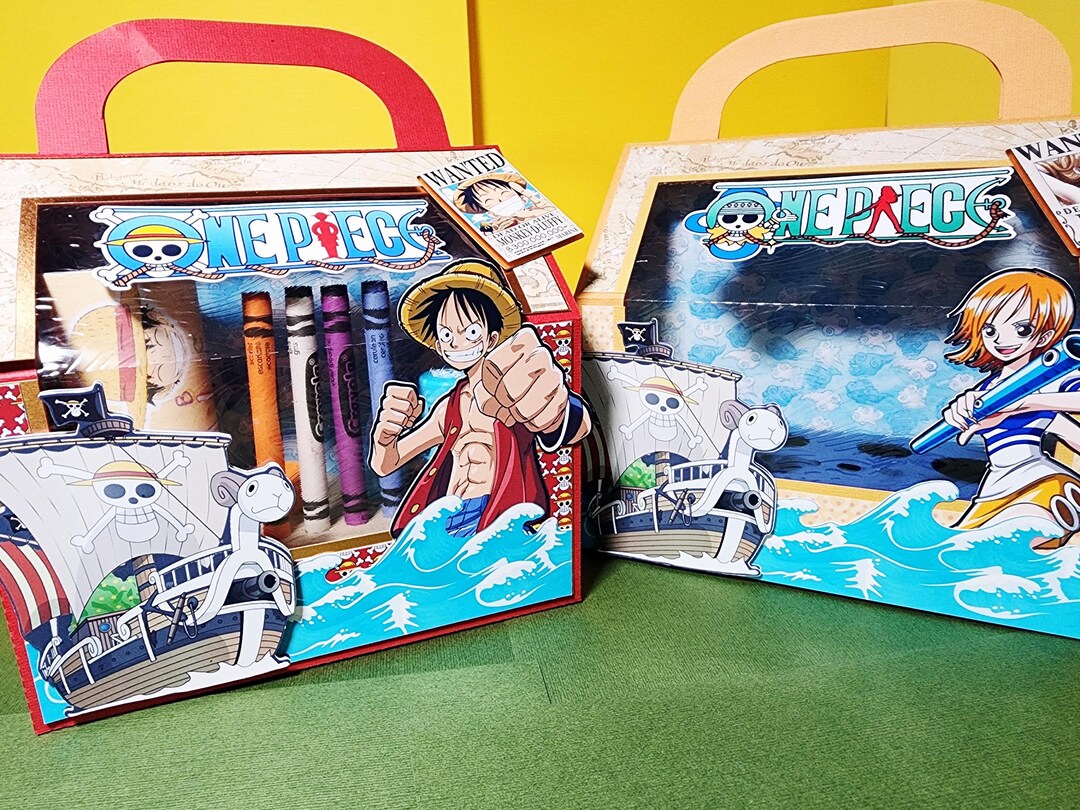 Anime Party Favor Gable Boxes: One Piece Theme - Etsy