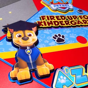 Kindergarten Promotion Cap Cover | Graduation Cap Cover | Paw | Pup ...