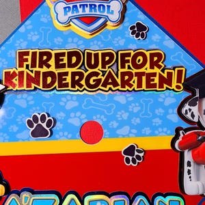 Kindergarten Promotion Cap Cover | Graduation Cap Cover | Paw | Pup ...