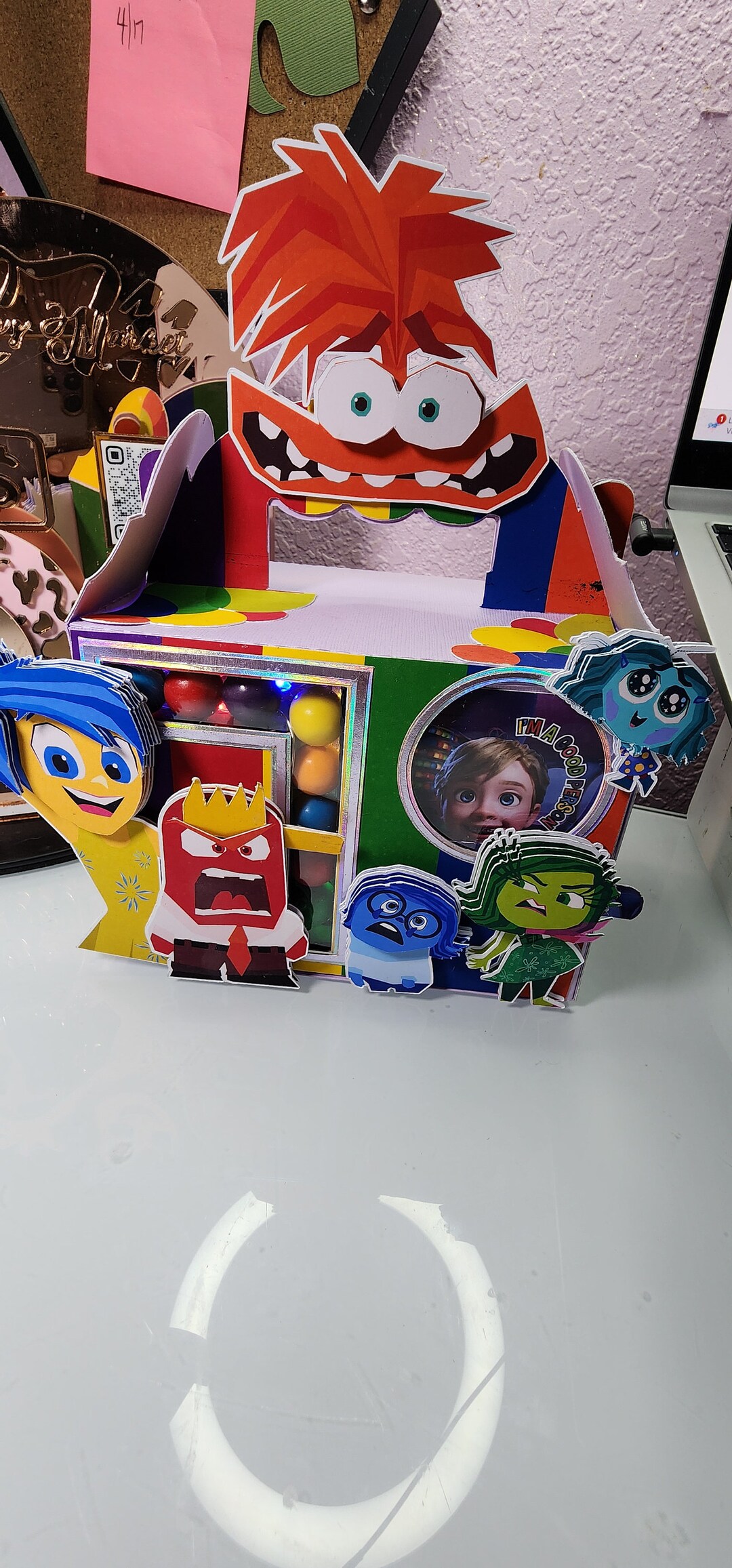 Emotions Favor Boxes, Inside Out Theme Party, Favor Boxes Inside Out ...