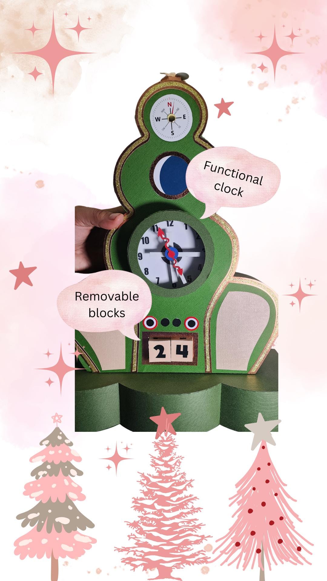 Mean One Clock, Whovill Clock, Whoille Decor, Christmas Decor ...