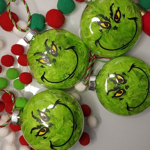 Mean Green Ornaments, Green Guy, Mean One Ornaments, Christmas ...