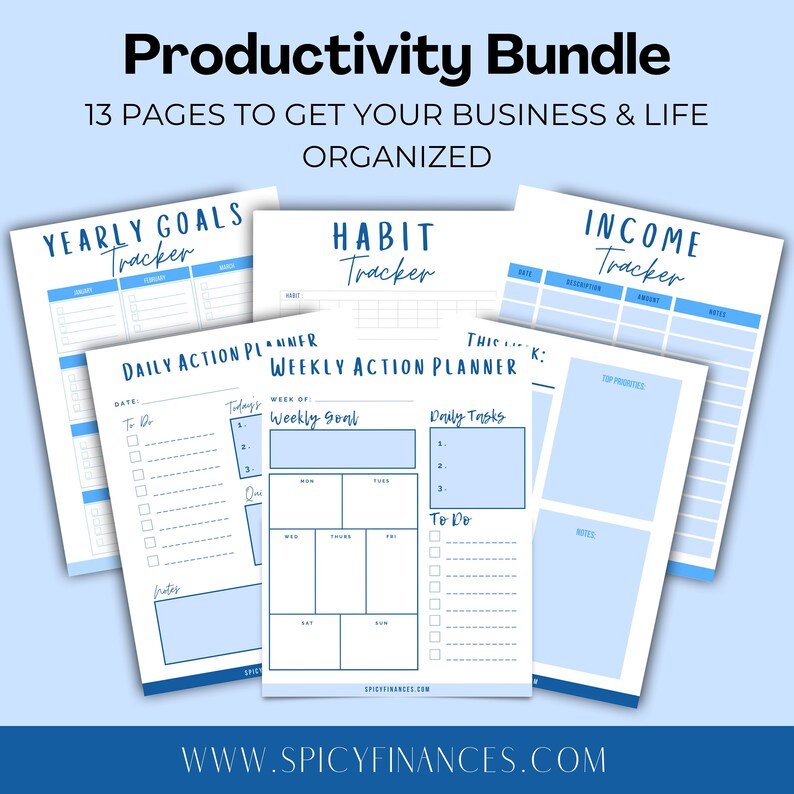 Productivity Bundle - Etsy