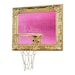 Pink Alligator Leather Mini Basketball Hoop: Gold Chain Net & Rim - Etsy
