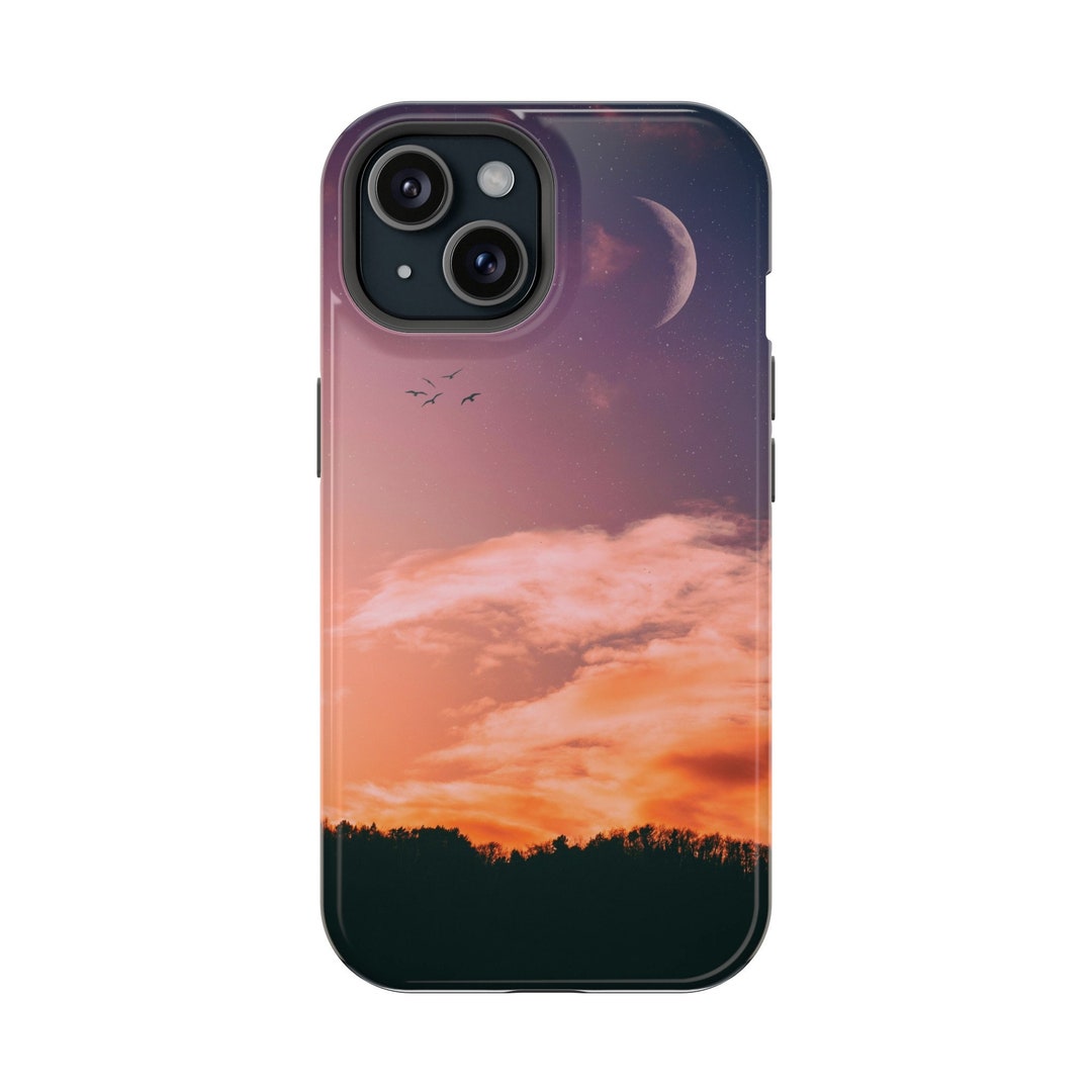 Sunset Sky Moon Magnetic Tough Cases - Etsy