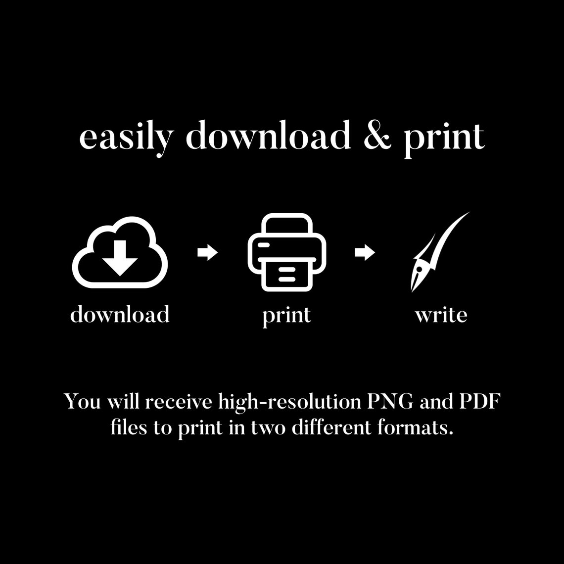 Thank You Card Template Thank You Card Printable Thank You - Etsy