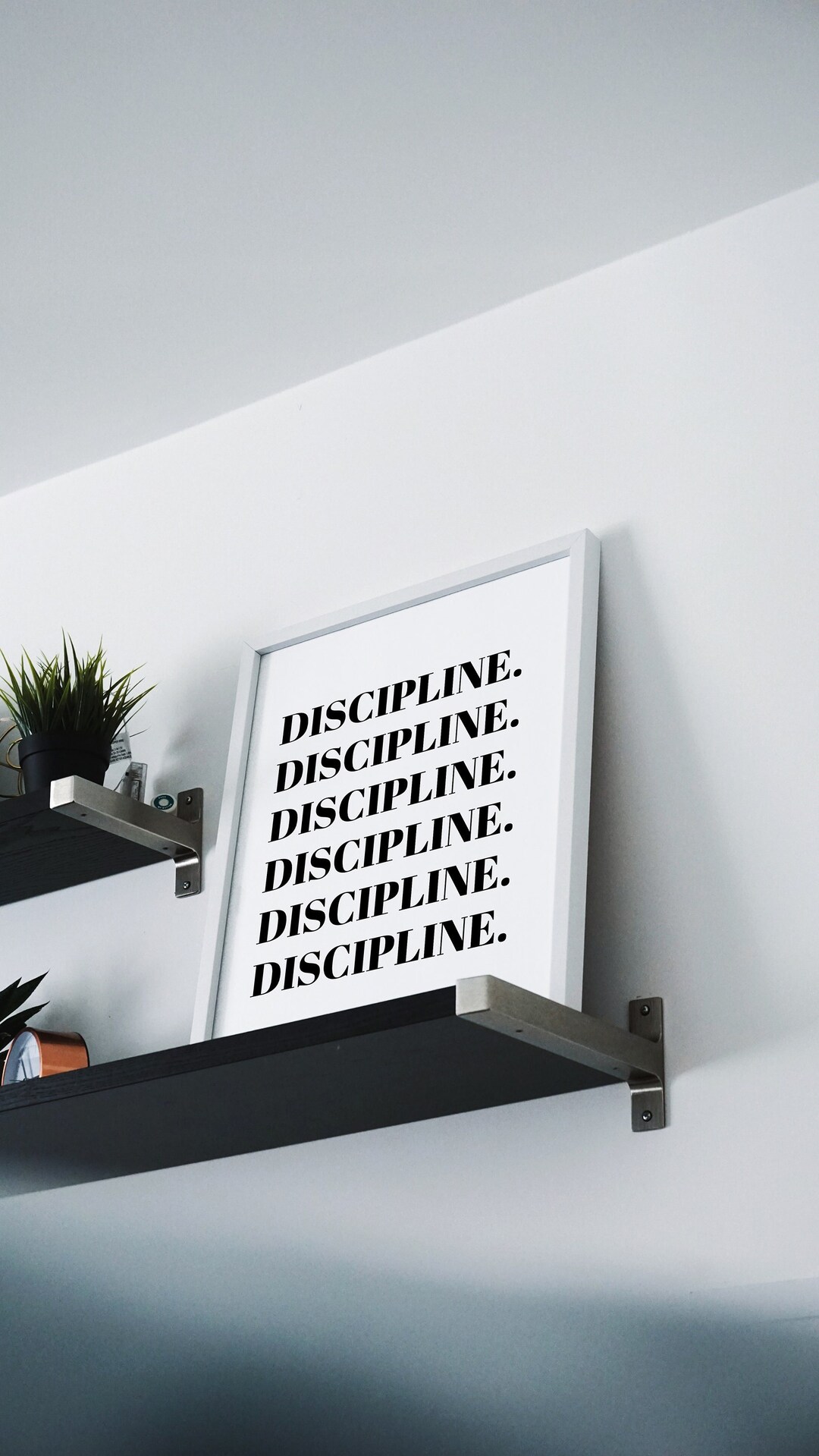 DISCIPLINE | Digital Printable, Motivational Quotes, Typography Print ...