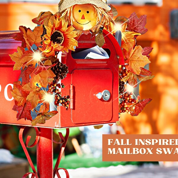 Fall Mailbox Swag - Etsy