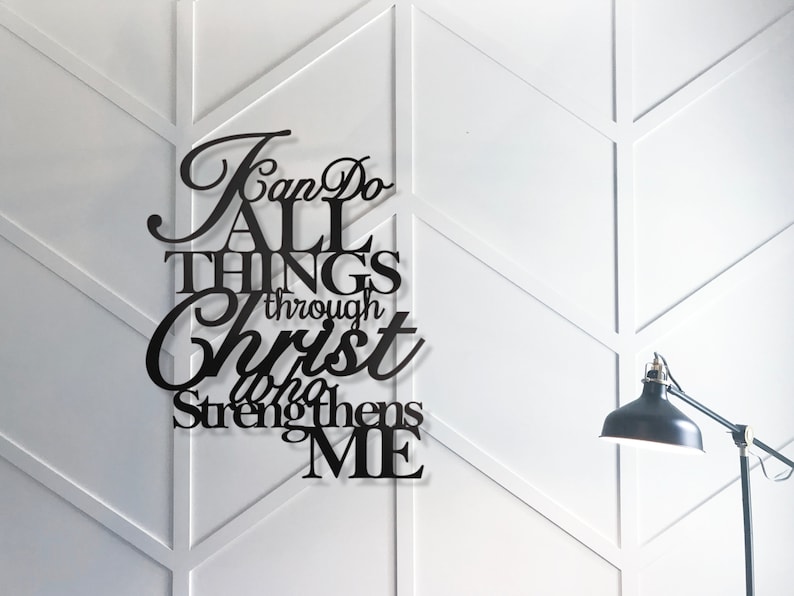 Rustic Christian Metal Wall Art Decor Bible Verse Wall Art - Etsy