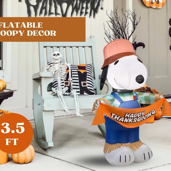 Snoopy Thanksgiving - Etsy
