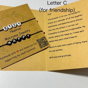 Personalized Name Beaded Bracelet| Custom Friendship Bracelets ...
