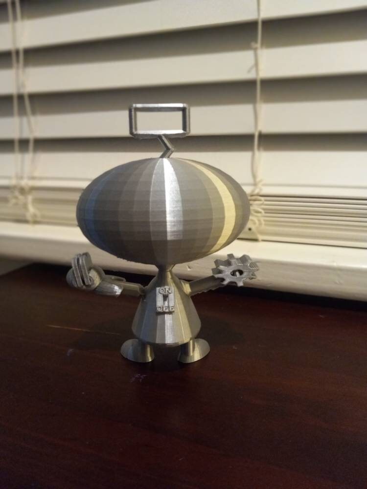 3D Printed clumsy Robot From Earthbound - Etsy