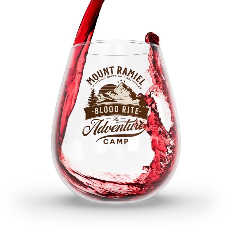 Mount Ramiel Blood Rite Adventure Camp Stemless Wine Glass, 11.75oz ...
