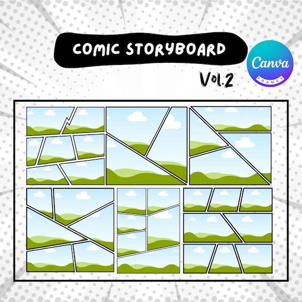 2 Comic Book Frame - Etsy