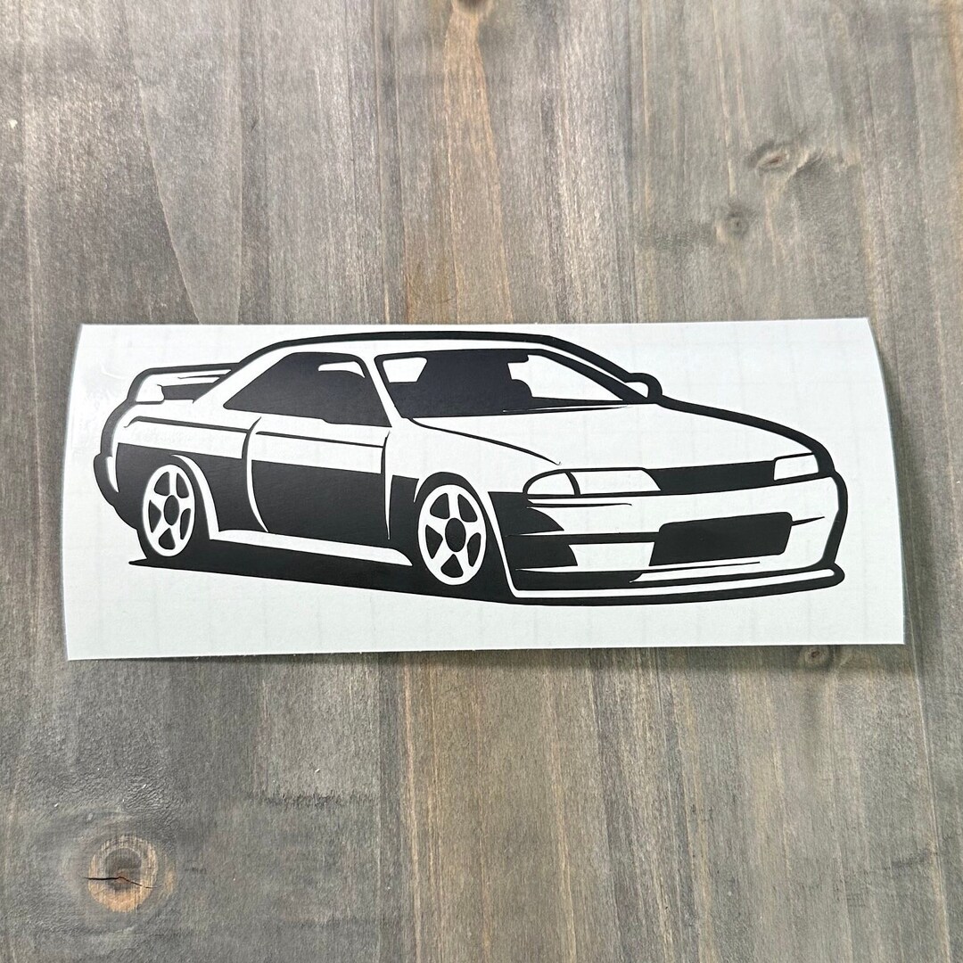Nissan GTR R32 Vinyl Decal JDM for Windows Water Bottles Laptops & More ...