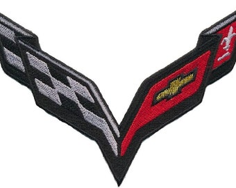 C8 Corvette Embroidered Patch - Etsy