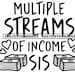Multiple Streams of Income Sis Inspirational Motivational Woman Quote ...