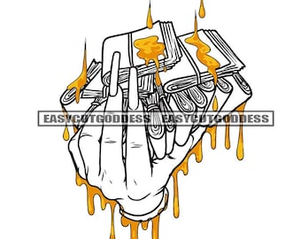 Dripping Dollar Sign Svg - Etsy