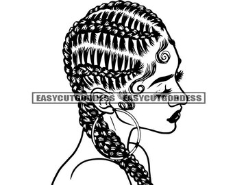 Ponytail Logo Design - Etsy